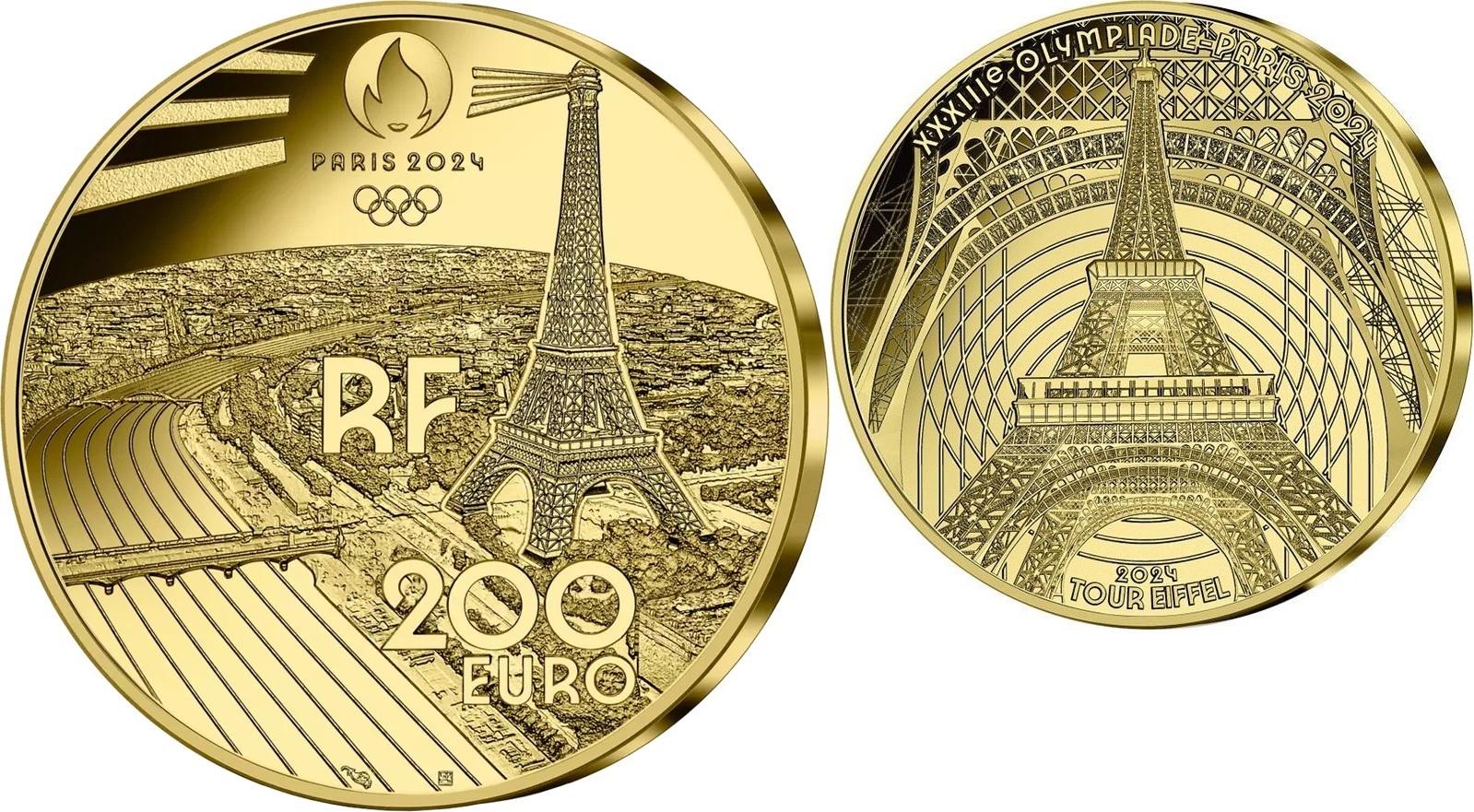 Frankreich 200€ 1 oz Gold Coin Olympic Games Paris 2024 - Heritage ...
