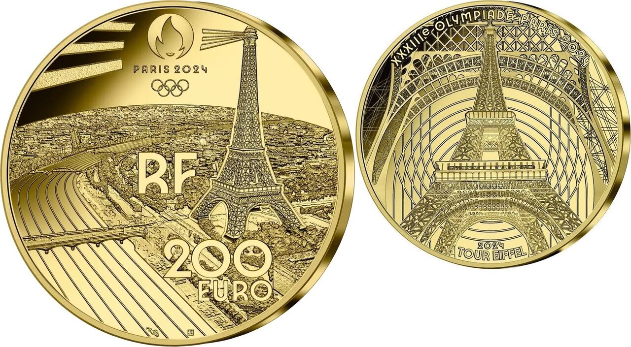 Frankreich 200€ 1 oz Gold Coin Olympic Games Paris 2024 - Heritage ...