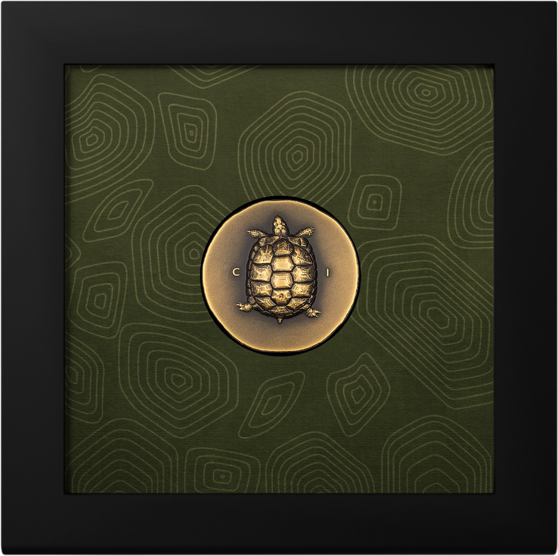 Cook Inseln 250$ 2023 1 oz Gold Coin Tortoise Antique Finish | MA-Shops