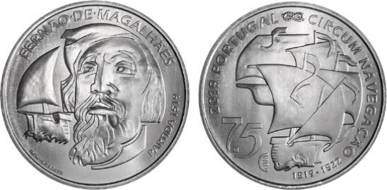 Portugal 2019 7½ Euro Ferdinand Magellaan Unc | MA-Shops