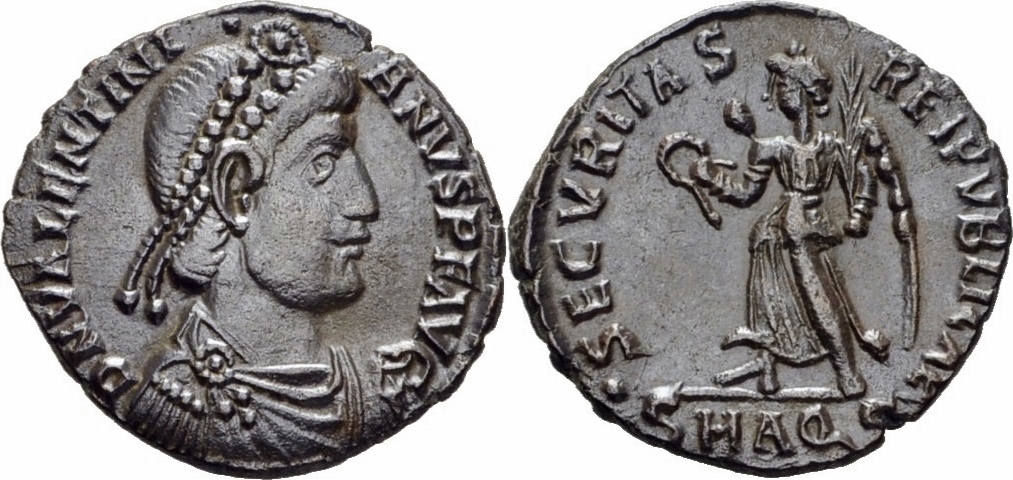 Römisches Kaiserreich Centenionalis 367-375 Valentinianus I Aquileia ...